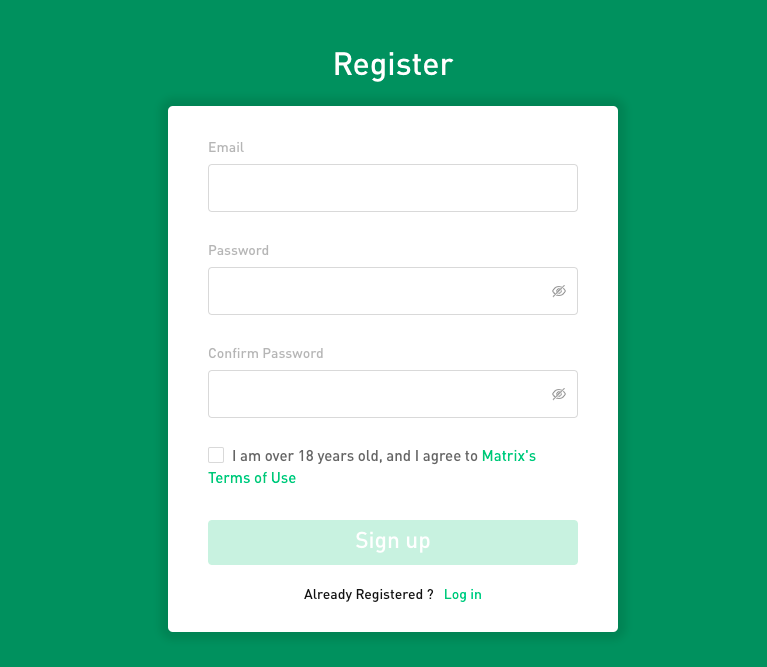 How to register an account on Matrix – Help Center